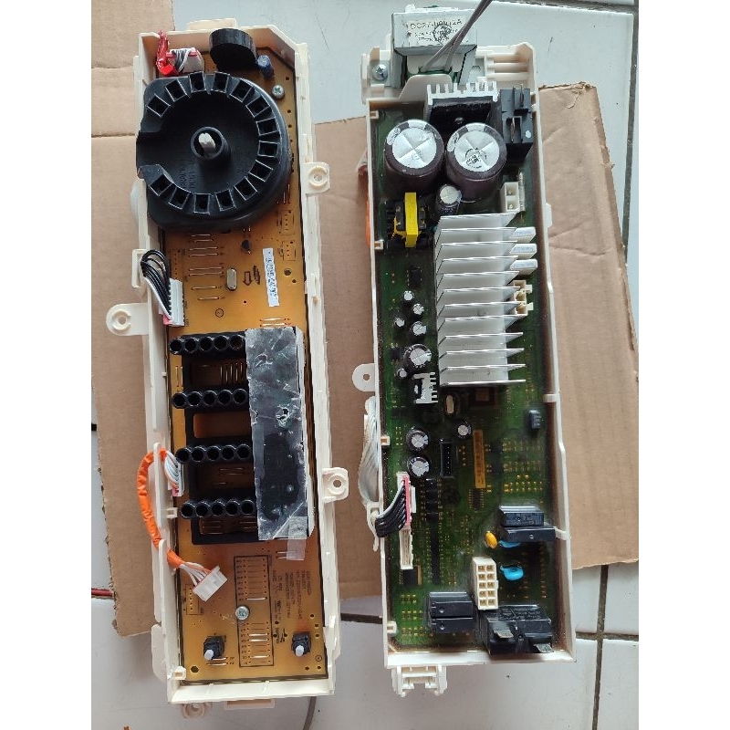 Jual PCB MODUL DISPLAY MESIN CUCI SAMSUNG FRONT LOADING WW75K5210YW ORIGINAL | Shopee Indonesia
