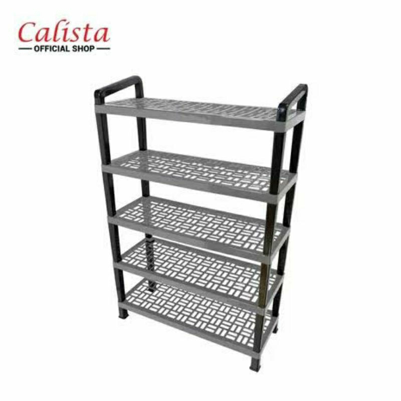 Jual Rak sepatu Cosmic 5s Rak Sendal Calista Plastik 5 Susun Premium ...
