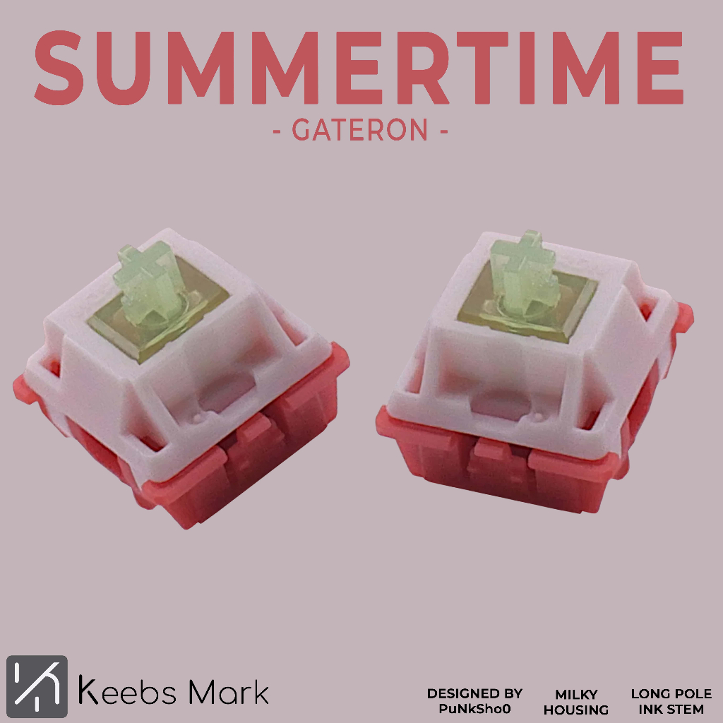 Jual Gateron Summertime 63.5g Linear Switch Mechanical Keyboard | Shopee Indonesia