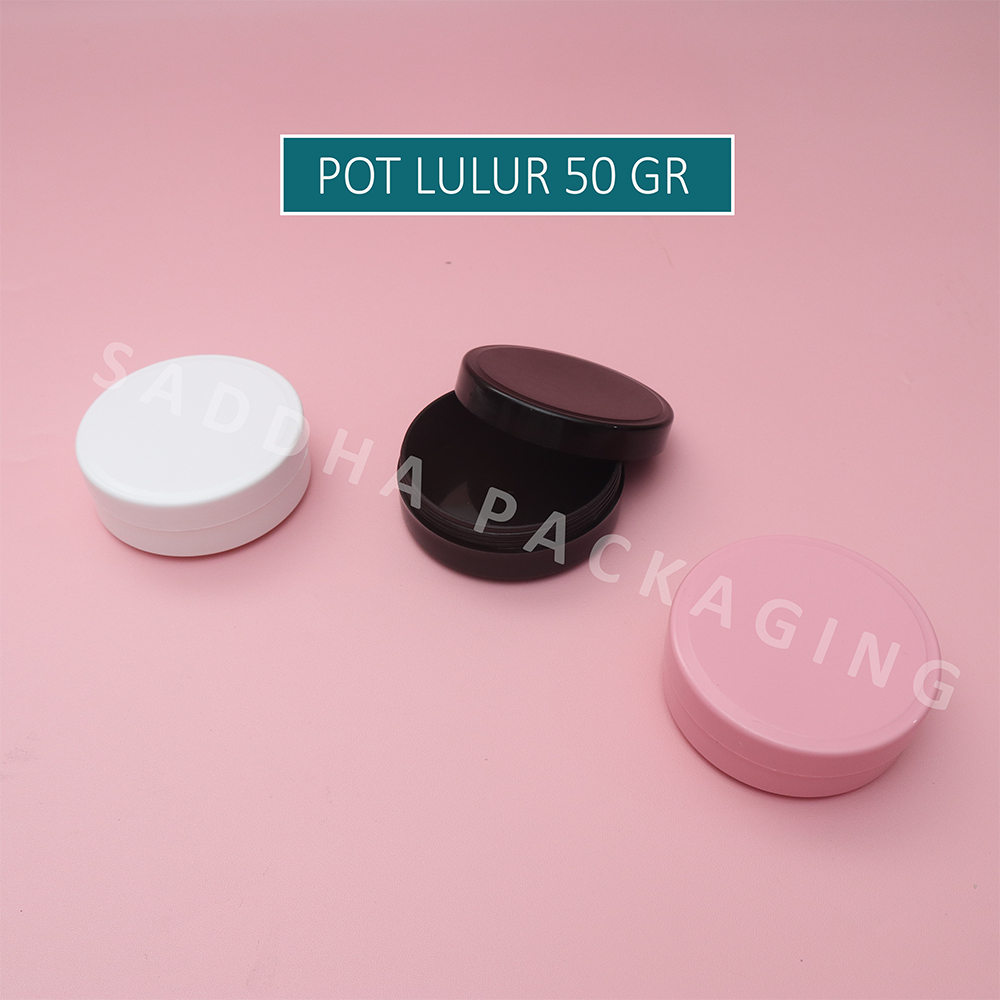 Jual Pot Lulur 50 Gram / Pot Lulur 50gr / Pot Pomade 50gram / Wadah ...