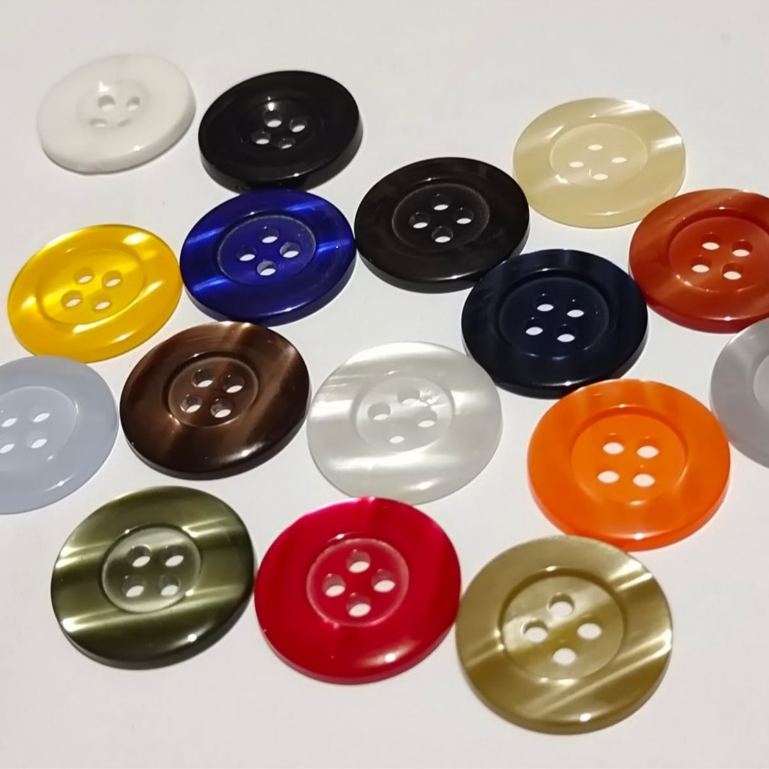 Jual 50 pcs Kancing Baju / kancing jas Blazer warna warni ukuran 15mm ...