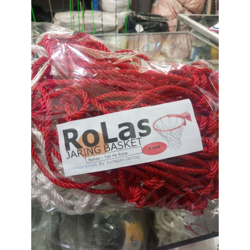 Jual jaring Ring Basket Bahan PE, 12 Loop Basketball Net 5 mm | Shopee ...