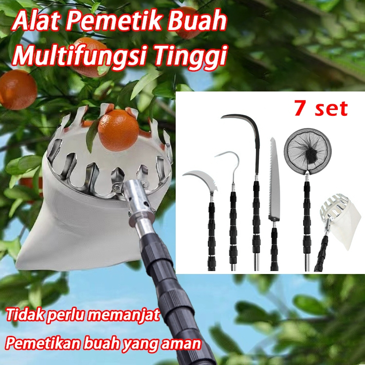 Jual Tongkat Panjang Untuk Petik Buah metal fruit picker Alat Petik ...