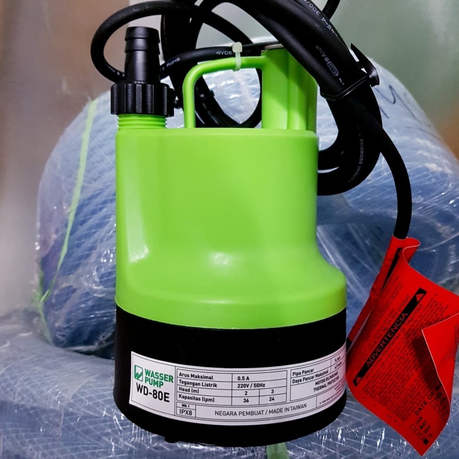 Jual Pompa air Wassher WD-80e Pompa Kolam, akuarium Pompa Celup Pompa ...