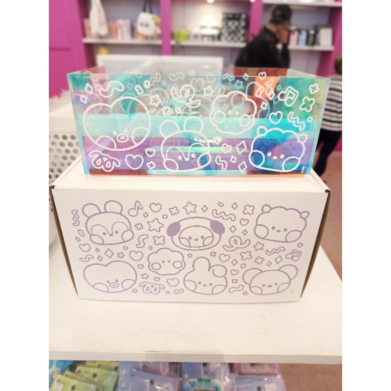 Jual BT21 X Line Friends LineFriends Friend Tempat Wadah Tissue Acrylic ...