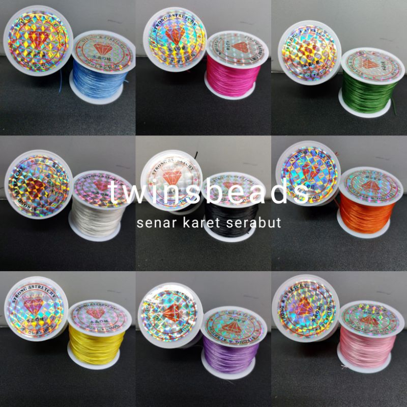 Jual TALI BENANG KARET SERABUT SUPER ELASTIS 60 METER | Shopee Indonesia