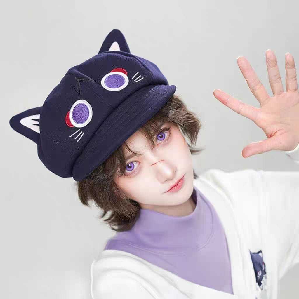 Jual Topi Wanderer cat Genshin Impact seri kucing segi delapan | Shopee ...