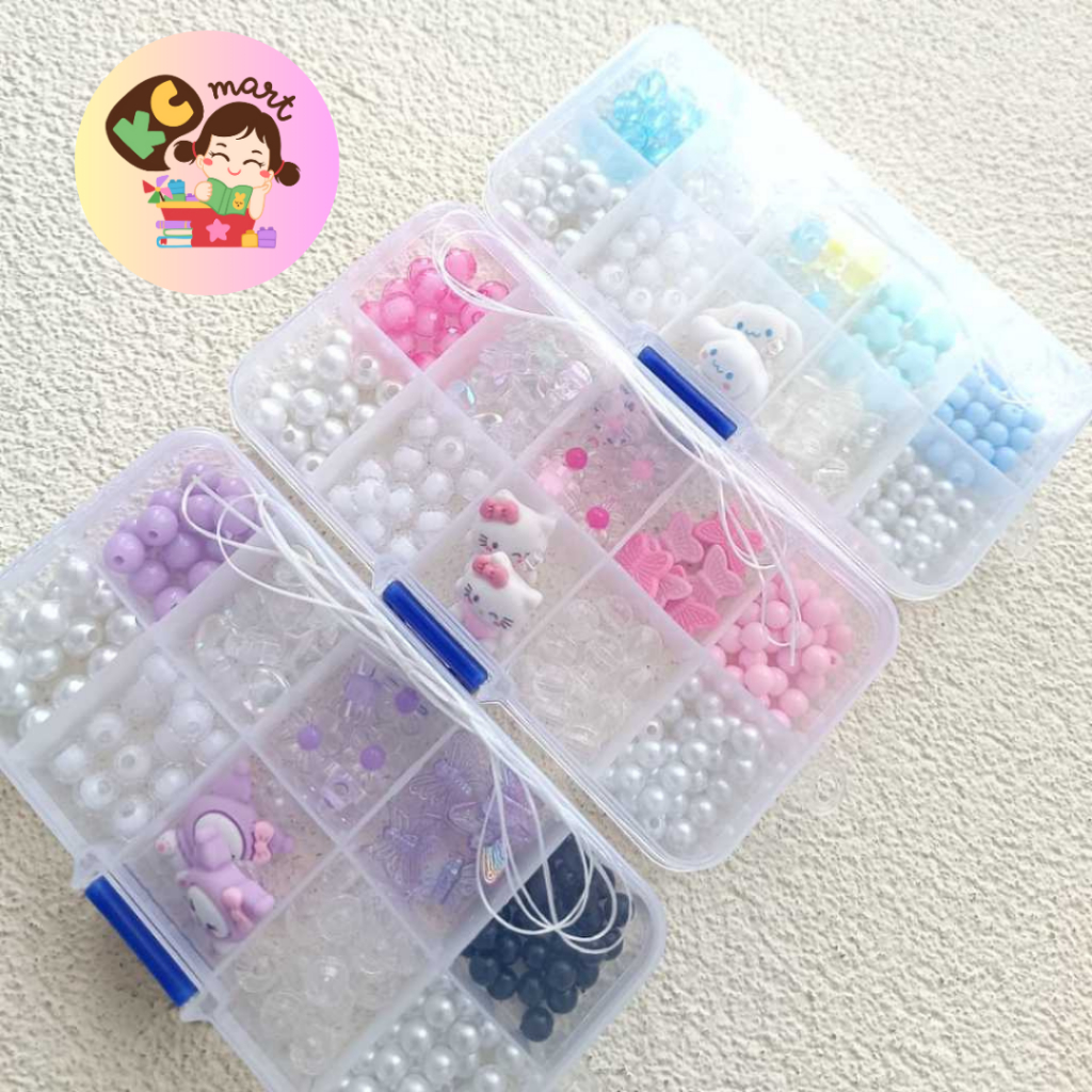 Jual DIY Manik Sanrio Paket DIY Gelang Kalung Set Meronce Kerajinan ...