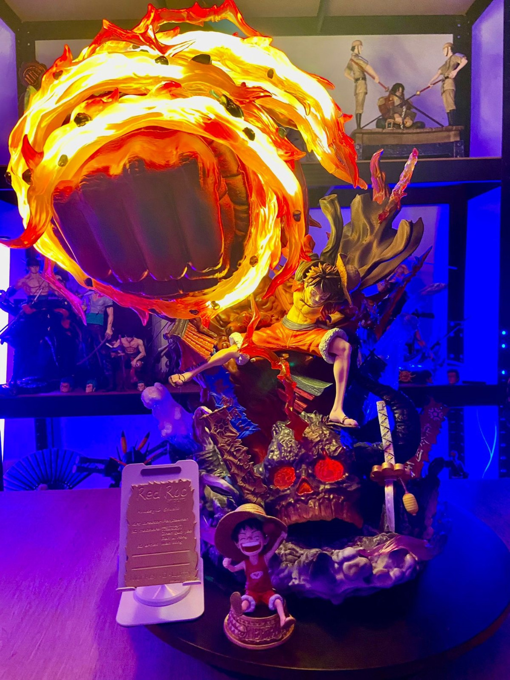 Jual [ Foto Asli ] Action Figure One Piece Luffy Red Rock Big 58cm ...