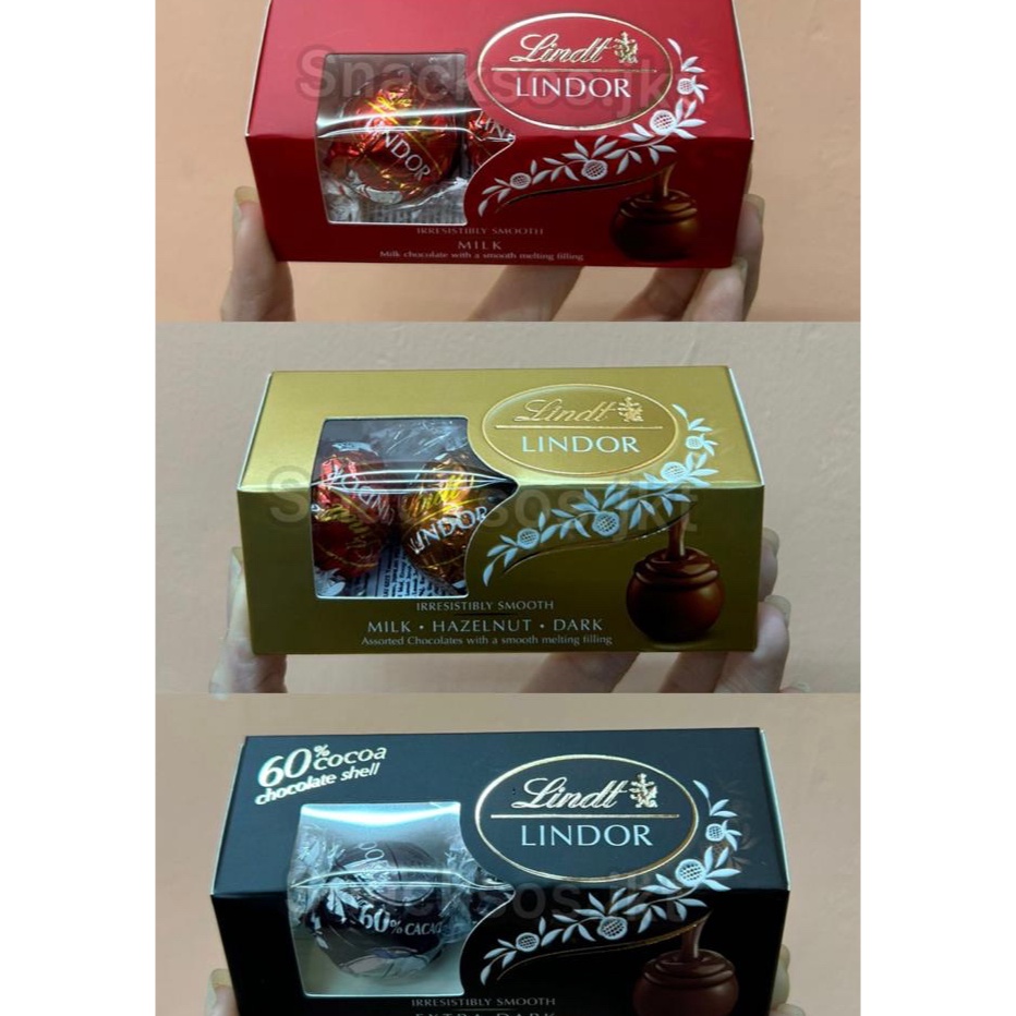 Jual Harga Murah LINDT LINDOR TRIO MILK CHOCOLATE EXTRA DARK ASSORTED ...