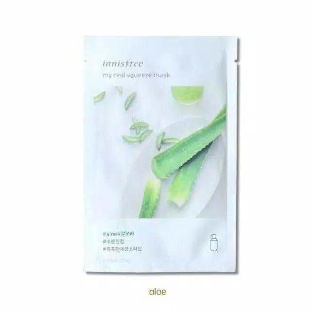 Jual LUCKYMALL Innisfree Sheet Mask My Real Squeeze Baca Disclaimer Masker Innnisfree Wajah ...
