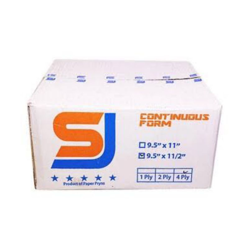 Jual Kertas Continuous Form SJ 4 Ply 9,5 x 11 cm | Shopee Indonesia