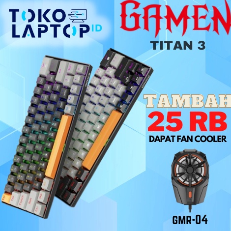 Jual Gamen Titan III 3 RGB Mechanical Gaming Keyboard | Shopee Indonesia