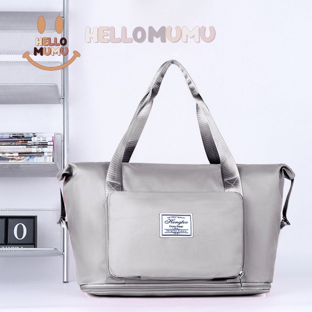 Jual Hellomumu Travel Bag Lipat 1 & 2 Tingkat HM214 | Shopee Indonesia