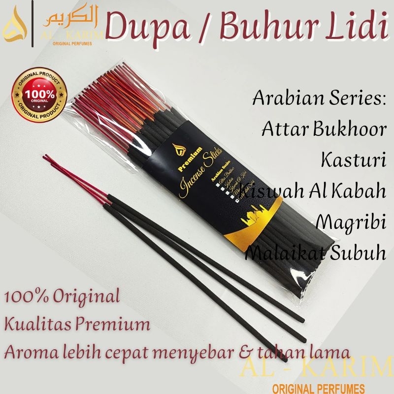 Jual [Isi 40] Buhur Lidi Attar Kasturi Kiswah Magribi Malaikat Subuh ...
