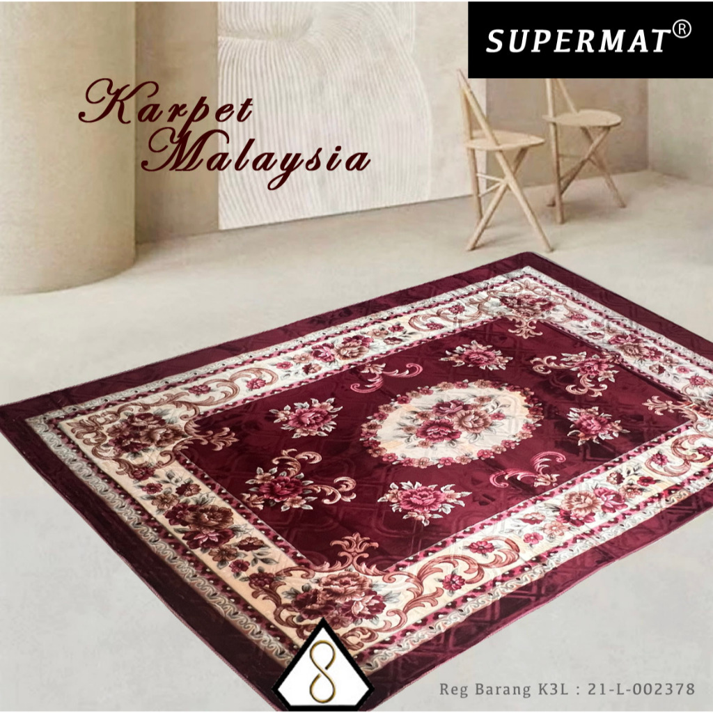 Jual SUPERMAT - Karpet BUSA Turkey Jumbo Motif Arab Tebal 18 mm [Uk 190 ...