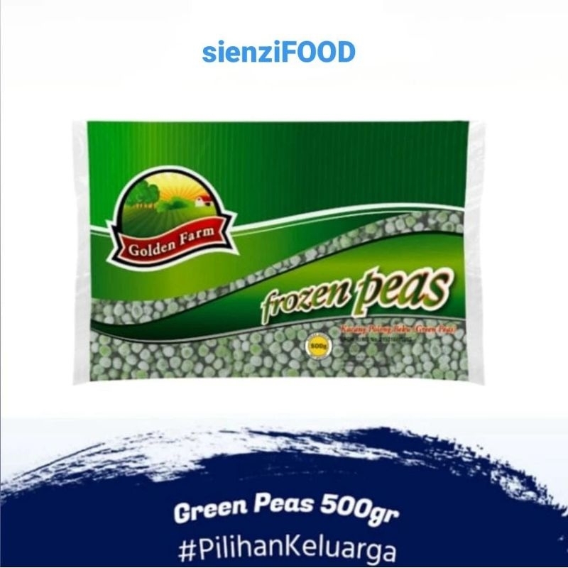Jual GOLDEN FARM Vegetable frozen green peas 500gr | Shopee Indonesia