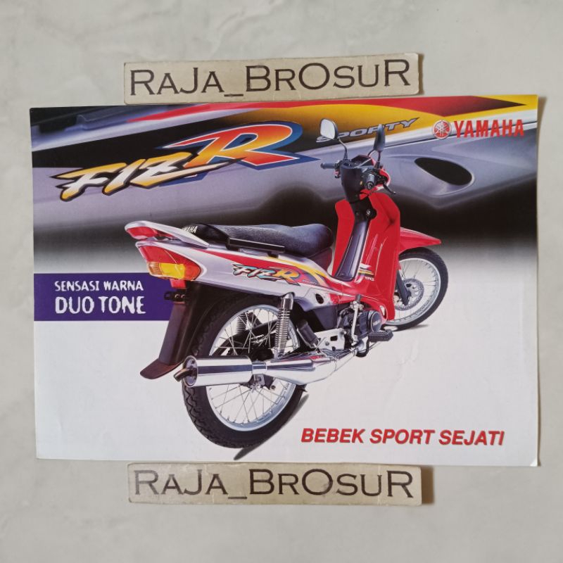 Jual Poster brosur katalog flyer jadul lawas Yamaha F1ZR Force 1ZR Duo Tone 1999 | Shopee Indonesia