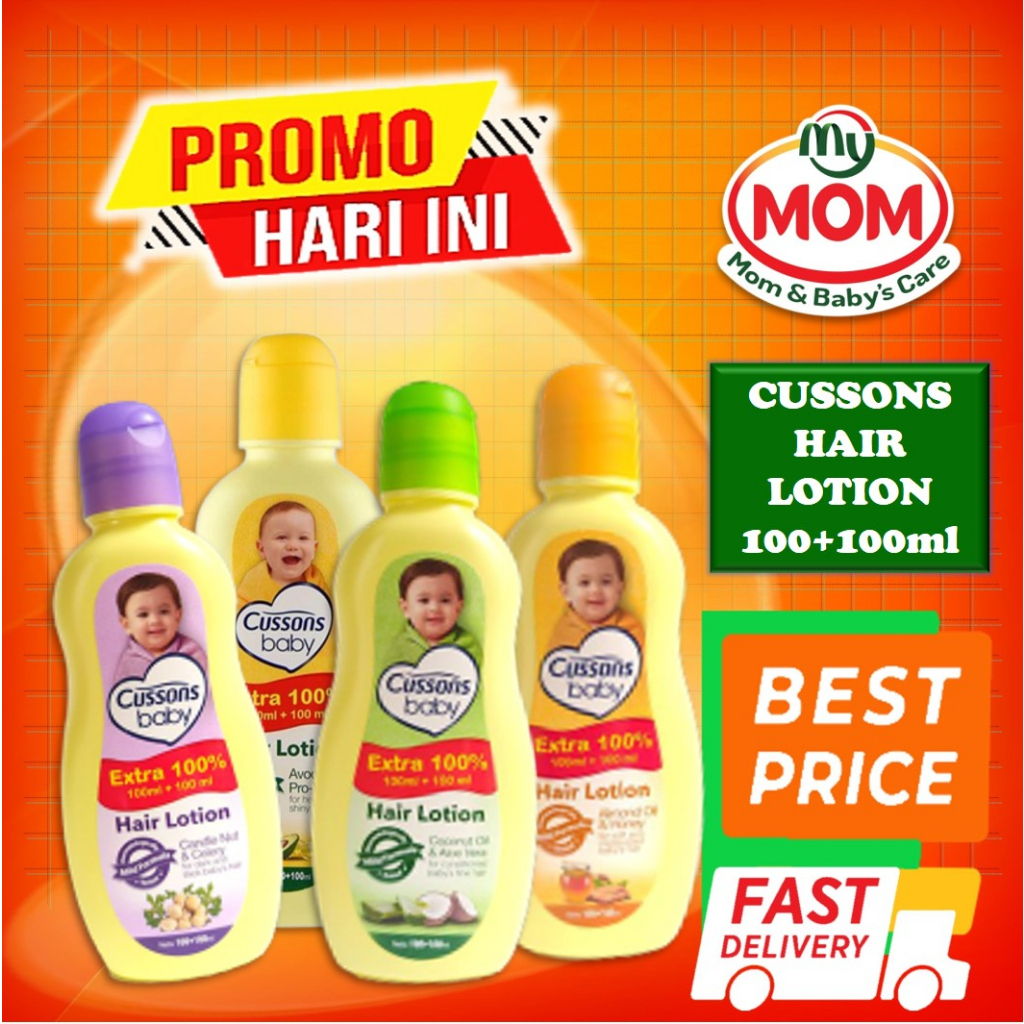 Jual CUSSONS Baby Hair Lotion 100ml + 100ml - Cusson Hair Lotion Bayi ...