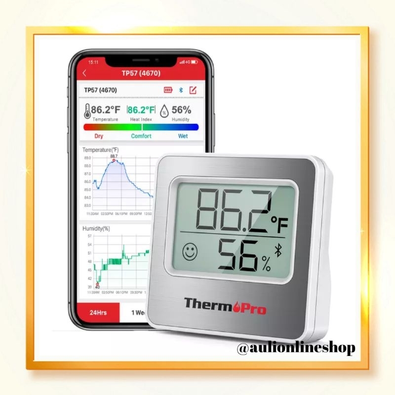 Jual TERMOMETER RUANGAN THERMOPRO TP357 - THERMOMETER dan HYGROMETER ...