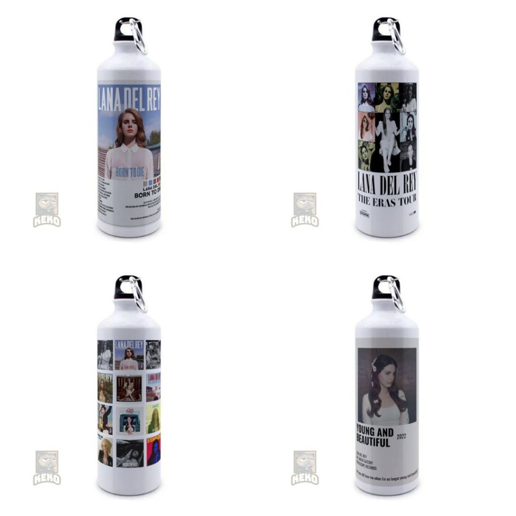 Jual Botol Sport Singer Lana Del Rey Sadcore Collage Poster Logo ...