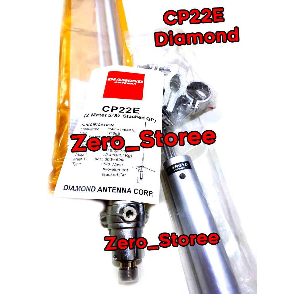 Jual Diamond CP22E Antena Base VHF Antenna Gedung Radio Rig CP-22E CP 22E Amatir RAPI Amateur ...