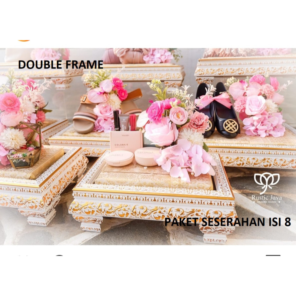 Jual NEW PRODUK // ISI 8 BOX // HEMAT ONGKIR // SESERAHAN DOUBLE FRAME ...