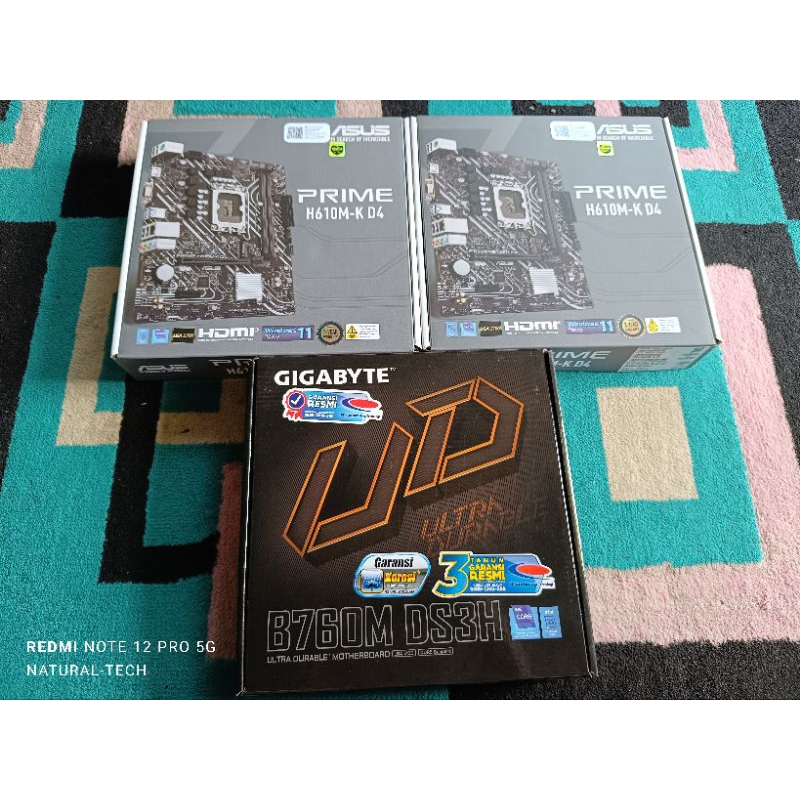 Jual Motherboard Gigabyte B760M DS3H DDR5 NEW | Shopee Indonesia