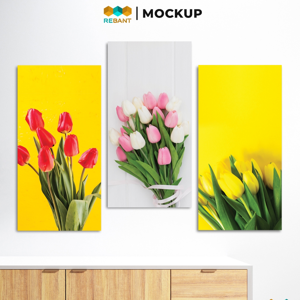Jual REBANT HIASAN DINDING BUKET BUNGA, WALL DECOR, GAMBAR BUNGA (15X30 ...