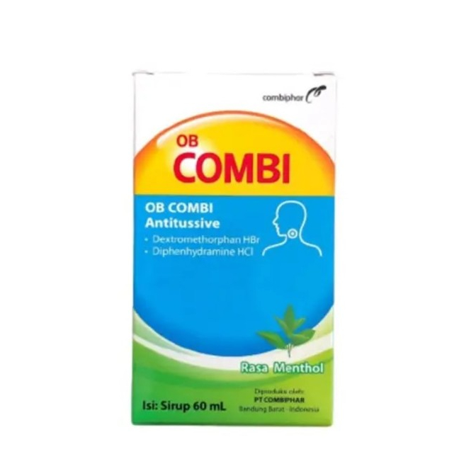 Jual OB Combi Antitussive Rasa Menthol 60 ml | Shopee Indonesia