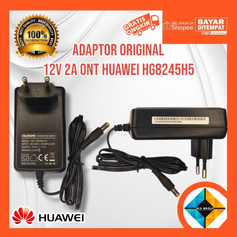 Jual ADAPTOR ORIGINAL 12V 2A ONT HUAWEI HG8245H5 | Shopee Indonesia