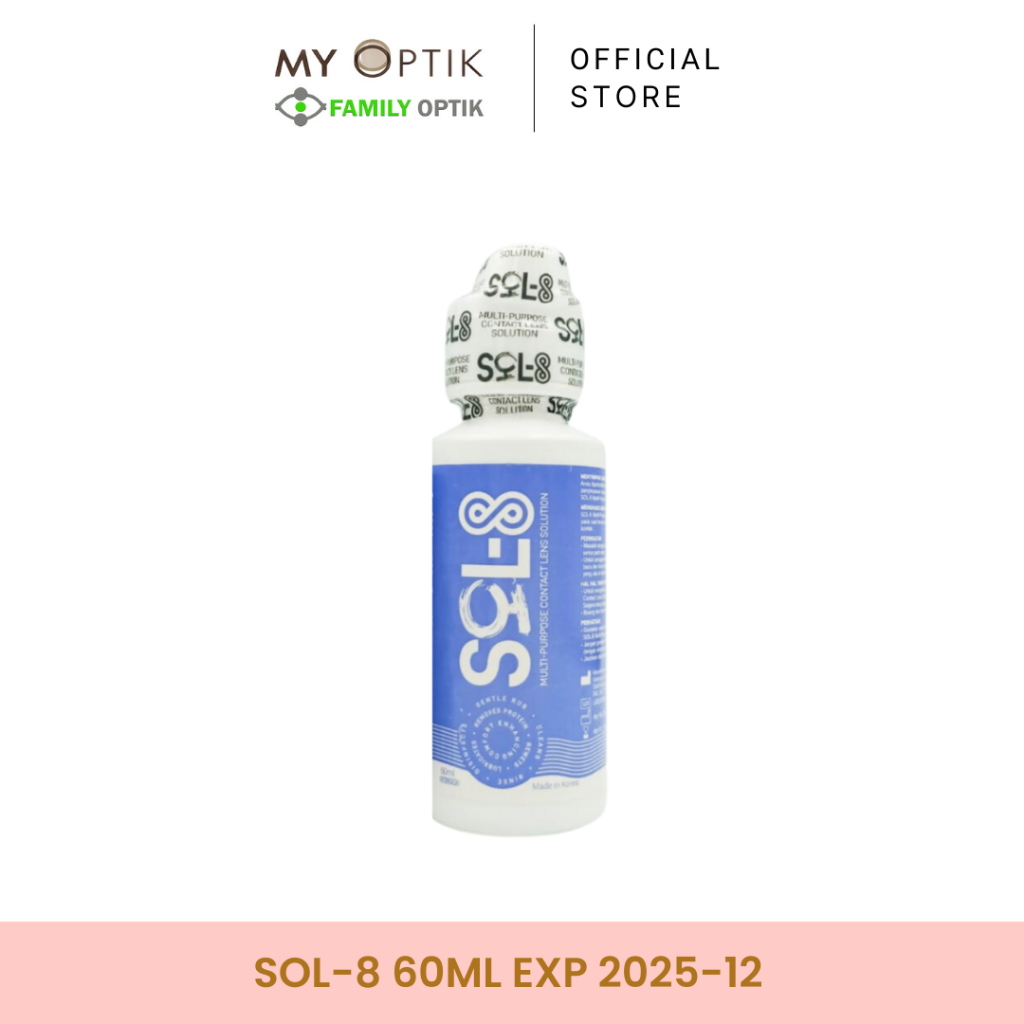 Jual Sol-8 60ml Solution Air Softlens | Shopee Indonesia