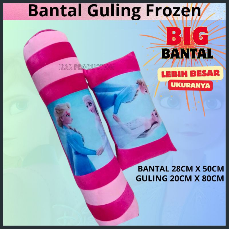 Jual Bantal Guling Anak Karaktet Frozen Elsa Ana Tebaru ukuran lebih ...