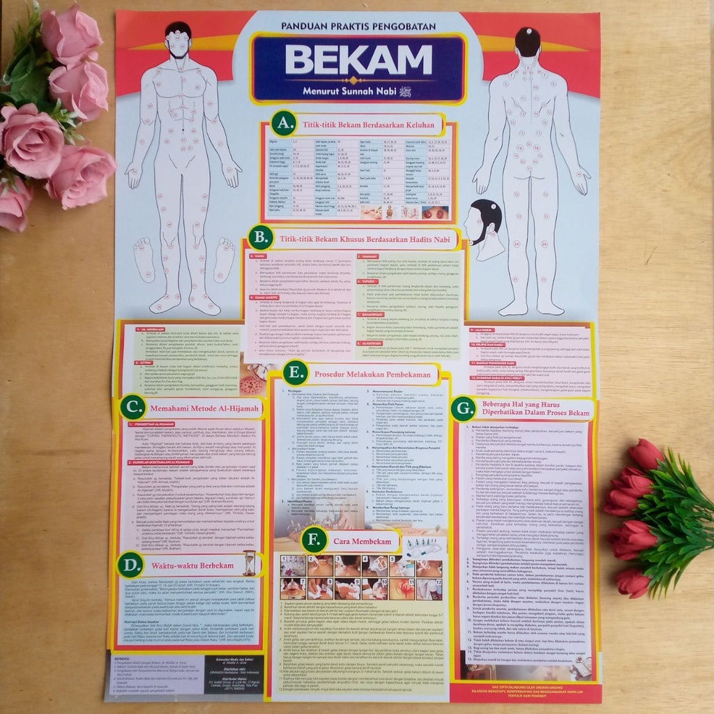 Jual Poster Bekam Lengkap (Praktis) | Shopee Indonesia