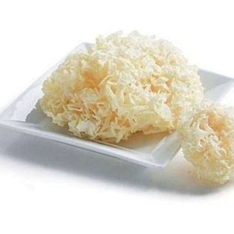 Jual Jamur Putih Jamur Salju Snow Fungus 30an gr | Shopee Indonesia