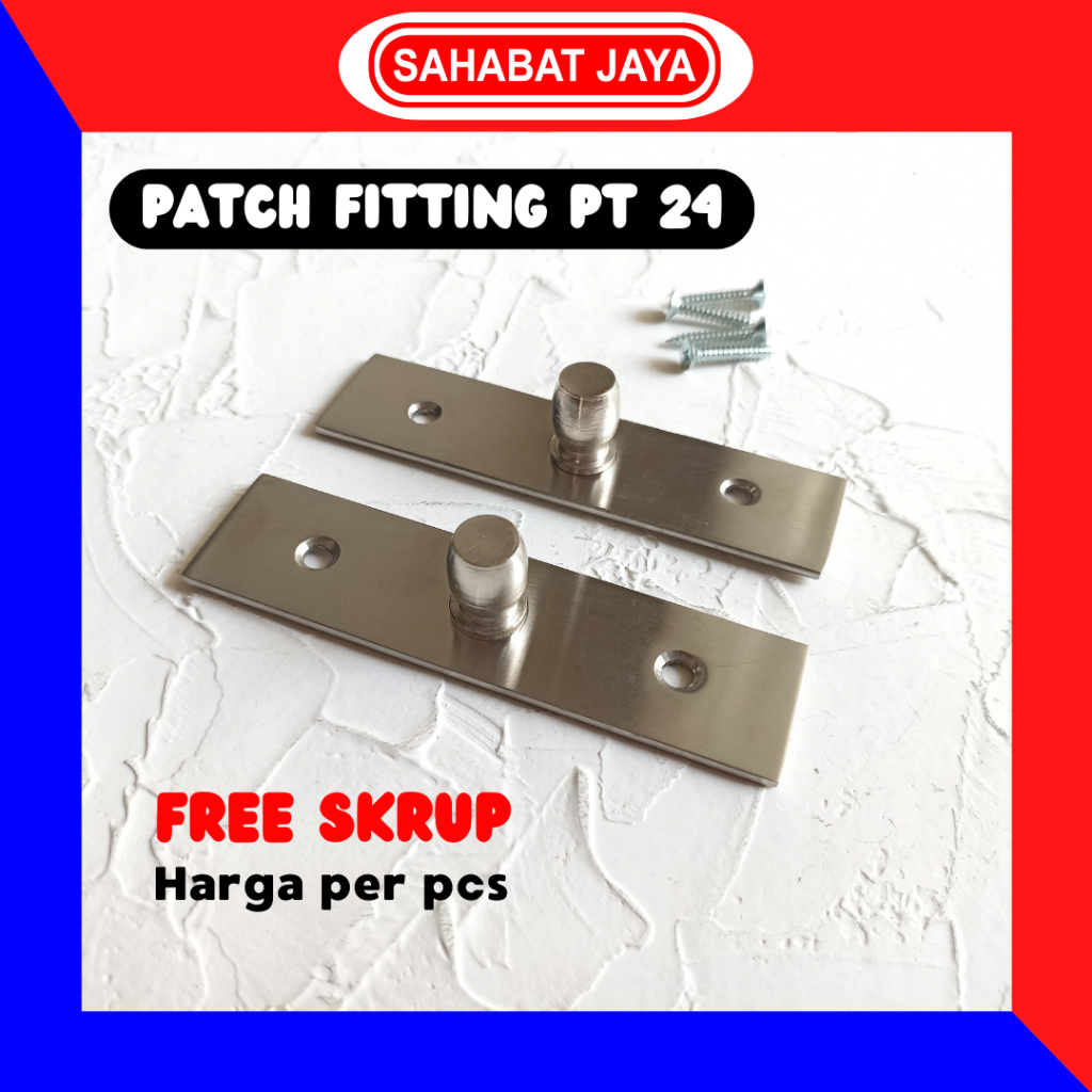 Jual Patch Fitting PT 24 Engsel Top Pivot Pintu Kaca Atas Stainless ...