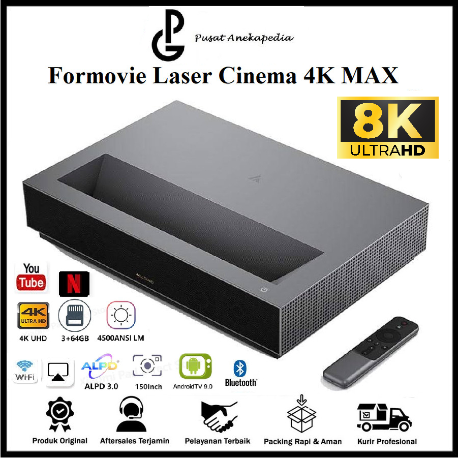 Jual Formovie Laser Cinema 4K MAX Smart Projector 4500ANSI 8K UHD ...