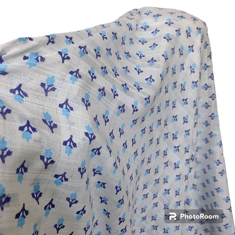 Jual bahan kain katun paris doby gliter motif/ kain katun / kain doby ...