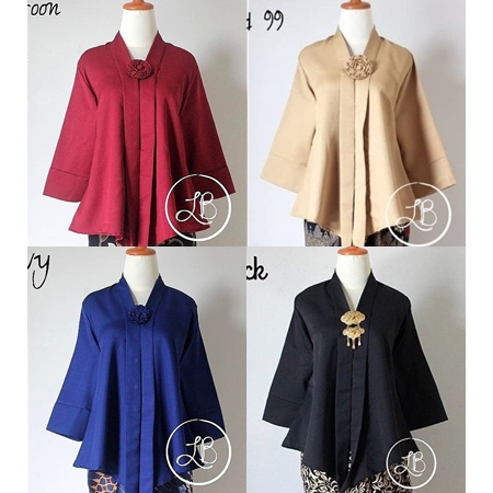 Jual ATASAN KEBAYA FLOY BALOTELI / KEBAYA WISUDA / KEBAYA FLOY POLOS ...
