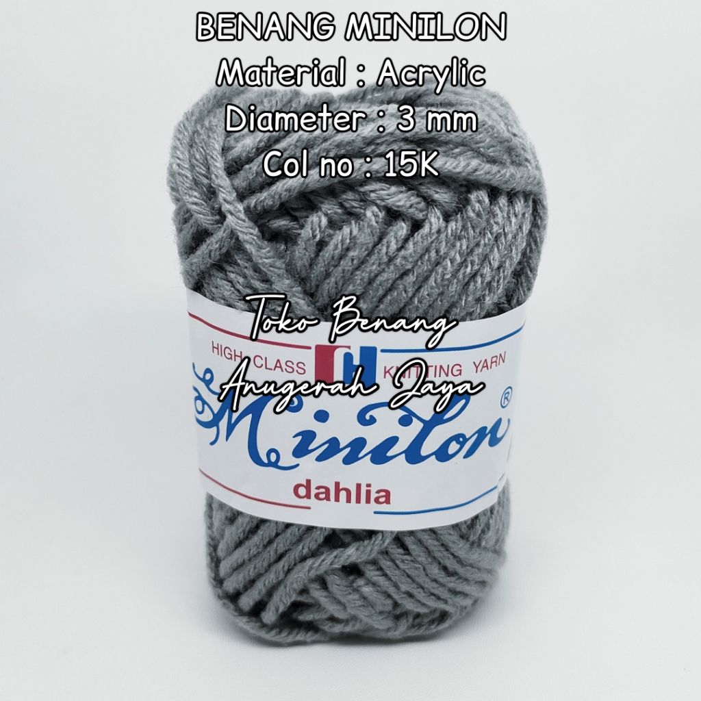 Jual Benang Rajut Karpet / Benang Wol Besar / Benang Minilon no 15K ...