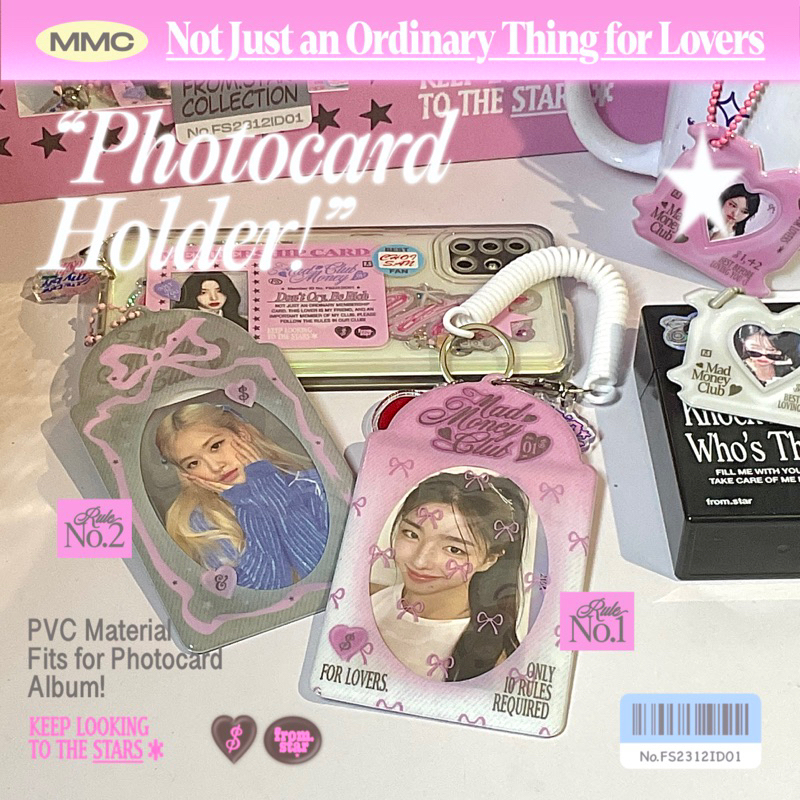 Jual [from.star] MMC PHOTOCARD HOLDER & MEMBERSHIP STICKER | PC Holder ...