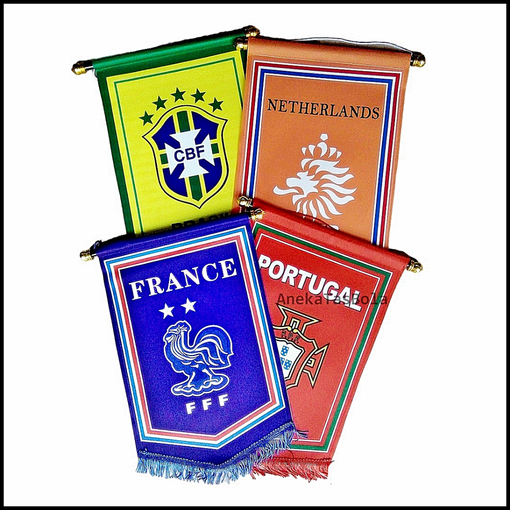 Jual Vandel Bendera Gantung Hiasan Dinding Logo Timnas Klub Sepakbola ...