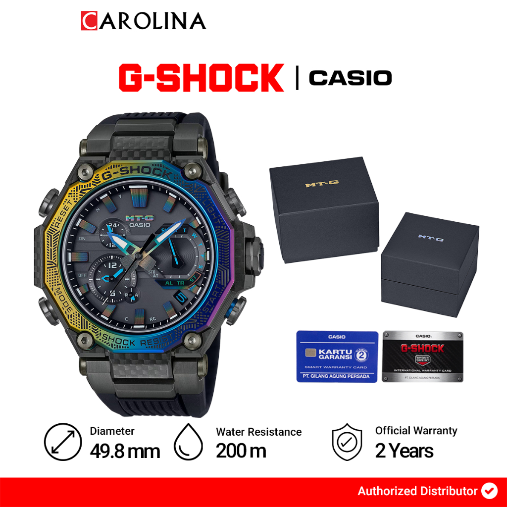 Jual Jam Tangan Pria Casio G-Shock MTG-B2000YR-1A Analog Dial Black Resin Band | Shopee Indonesia