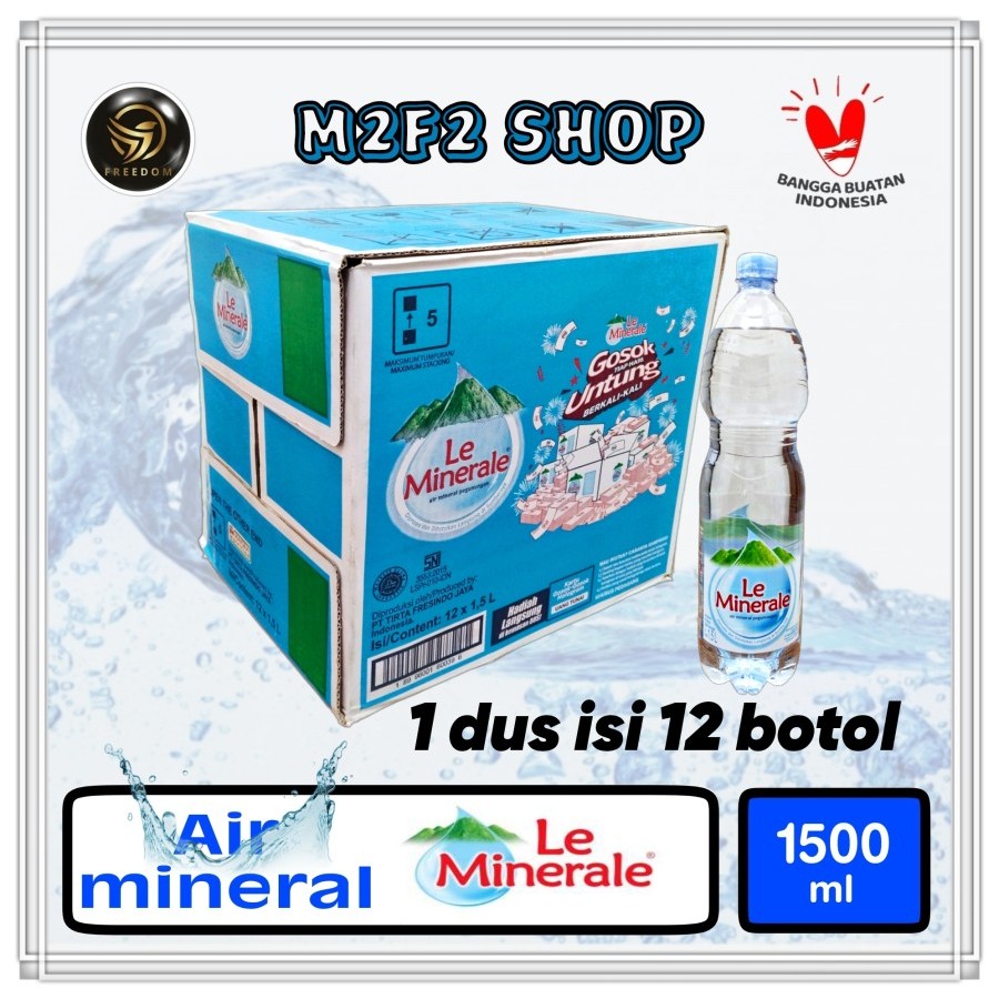 Jual Air Mineral Le Minerale Botol Besar Plastik Pet - 1500 ml (Kemasan Karton) | Shopee Indonesia