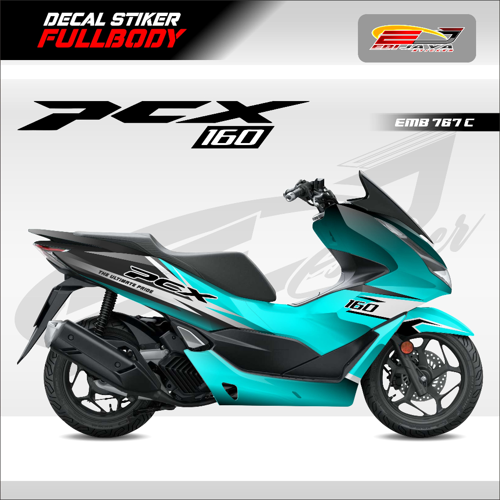 Jual STIKER MOTOR FULL BODY PCX SIAP PAKAI-STIKER FREE CUSTOM TULISAN ...