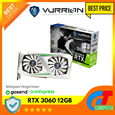 Jual VGA CARD / VGA NVIDIA VURRION RTX 3060 12GB GDDR6 192 BIT FROZETINE | Shopee Indonesia