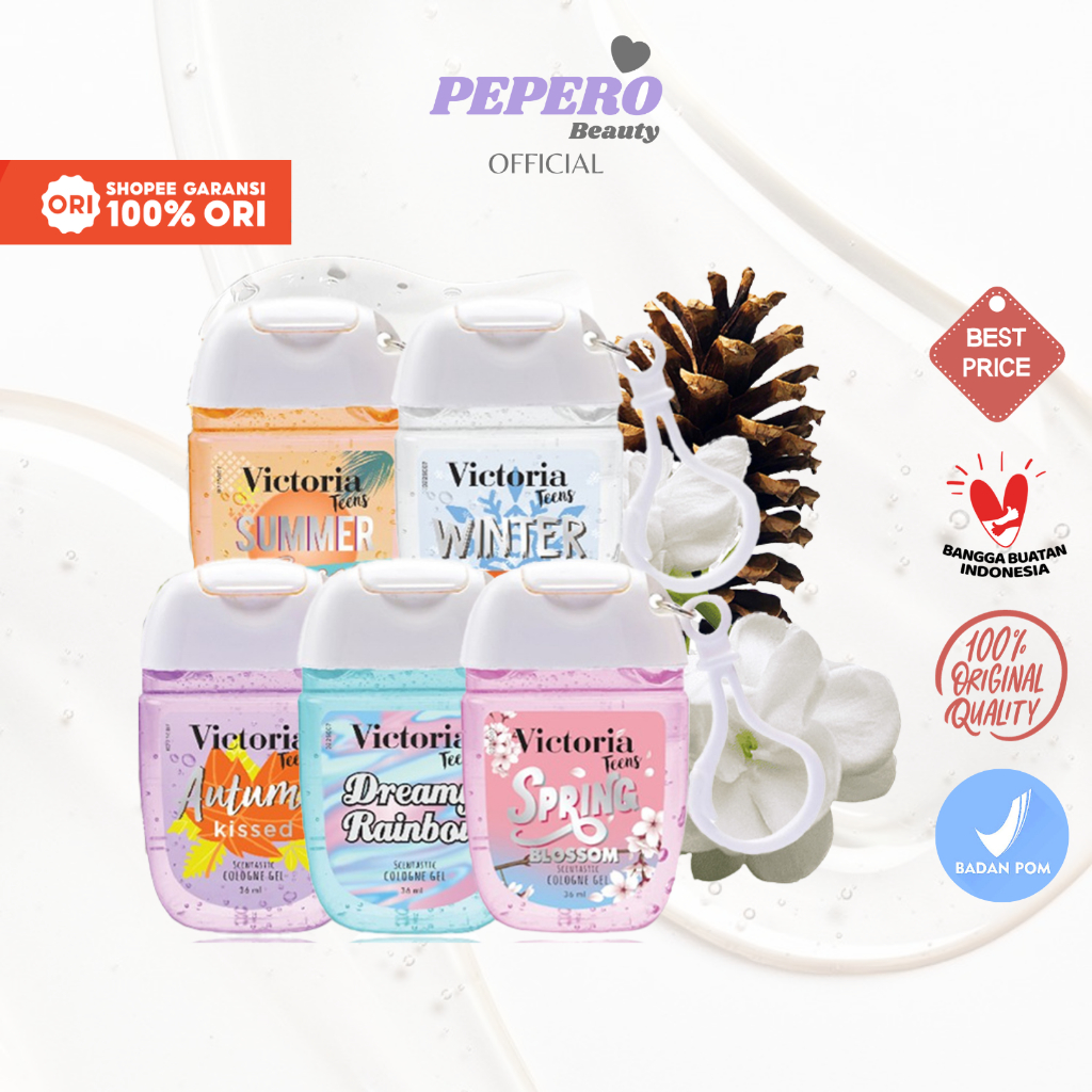 Jual VICTORIA TEENS Scentastic Cologne Gel 36ml | Shopee Indonesia