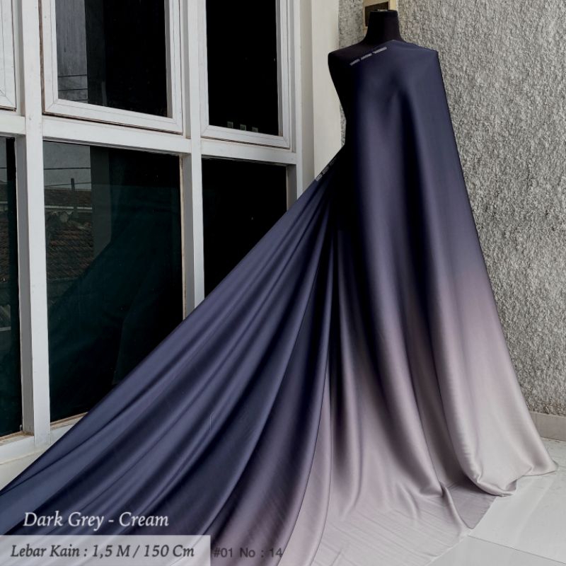 Jual Kain Gradasi | Kain Polos Gradasi | Kain Campur Warna | Bridesmaid ...