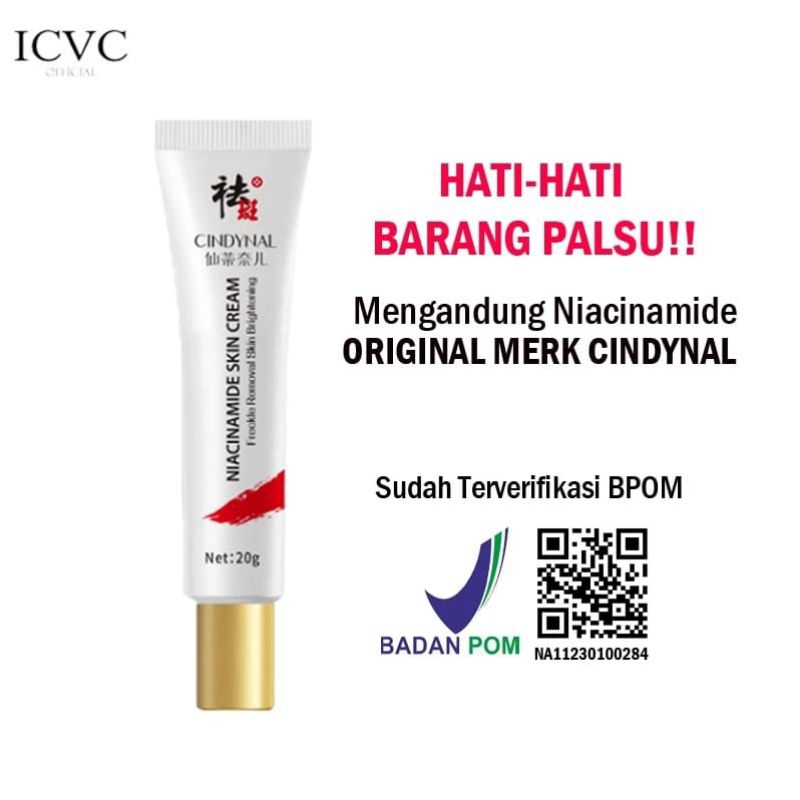 Jual BPOM CREAM MERAH SALEP FLEK CINDYNAL AMPUH MENGATASI FLEK BINTIK ...