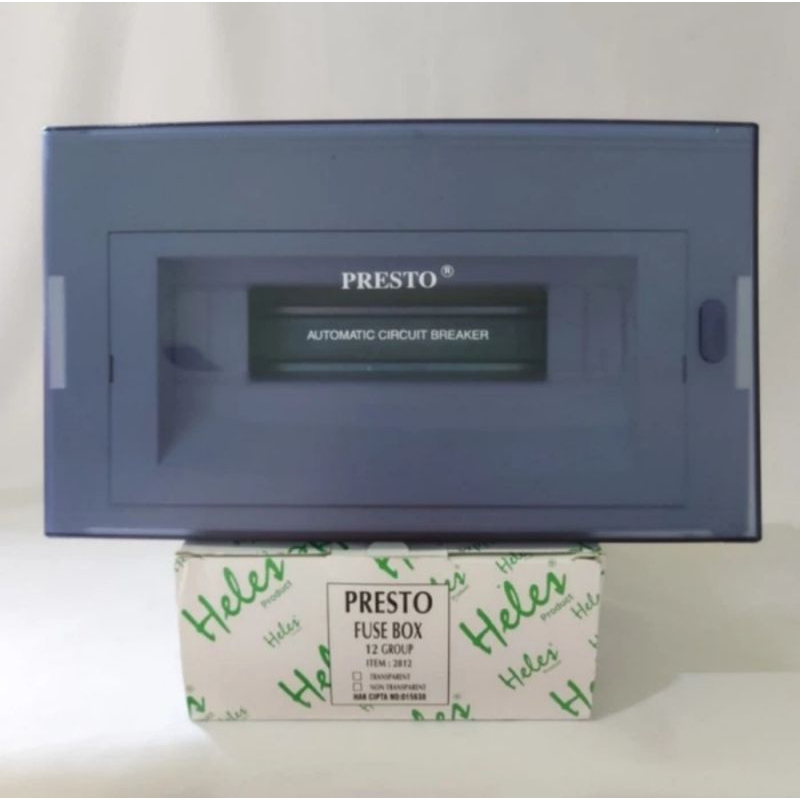 Jual PRESTO BOK MCB 12 GROUP / FUSE BOX PRESTO HELES 12 G | Shopee ...